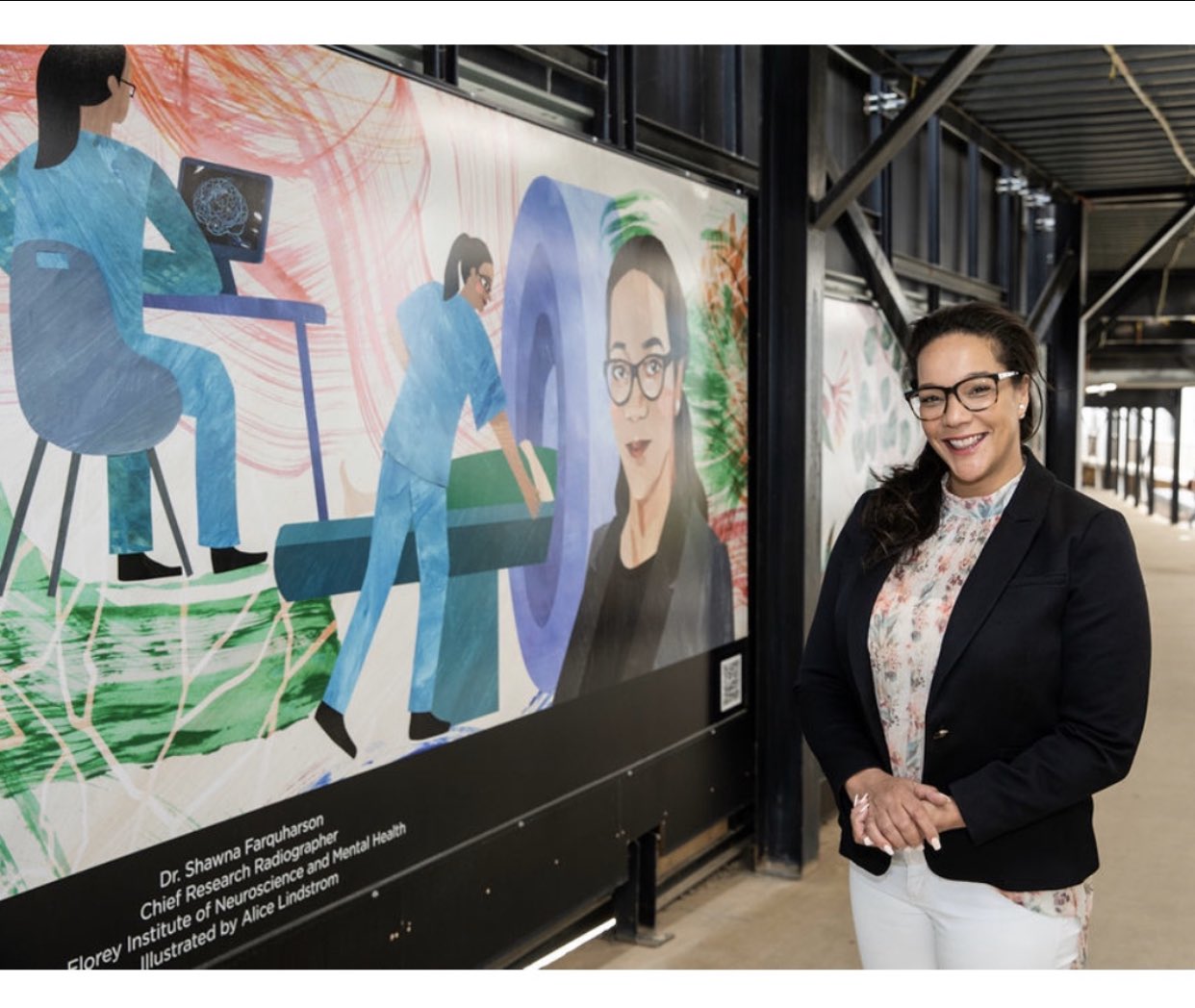 Shawna’s inspiring research tale told through art | The Florey